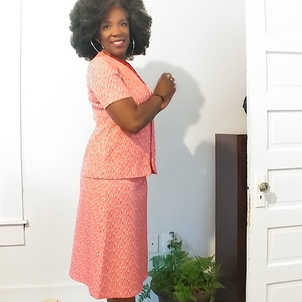 Vintage 2-Piece Skirt Set - Gem